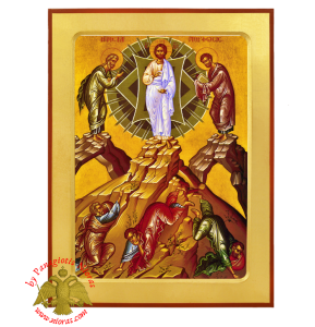 The Transfiguration Byzantine Wooden Icon – Vranos Hagiographer ...