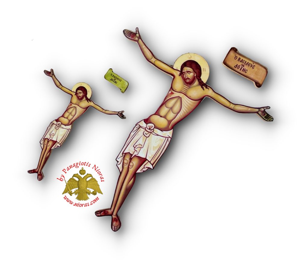Orthodox Byzantine Christ Corpus 22x24cm - Nioras Orthodox Family