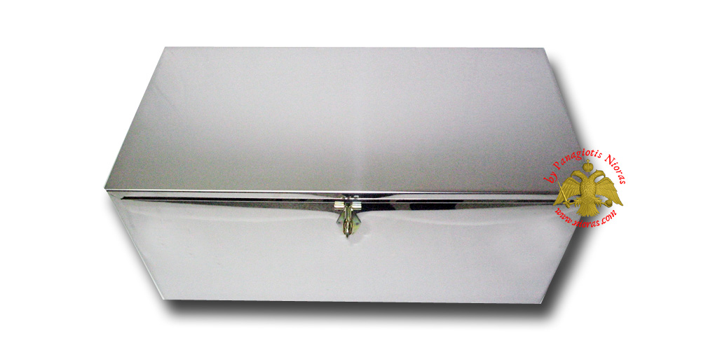 Cemetery Relics Box Stainless Steel Simple 31x50x31cm - Nioras Orthodox ...