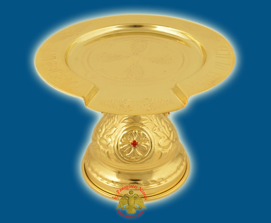 Ecclesiastical Chalice Set Holy Communion Cup 500ml with Red Stones ...
