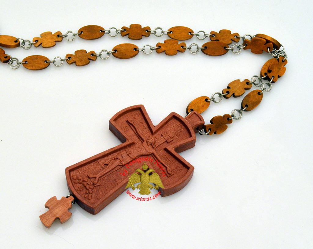 Orthodox Christ Pectoral Wooden Cross offered with Wooden Cross ...