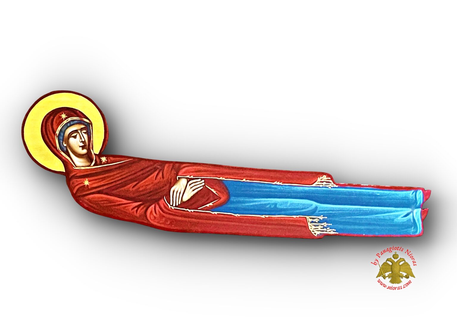 Orthodox Byzantine Holy Icon Dormition of the Theotokos on Canvas ...