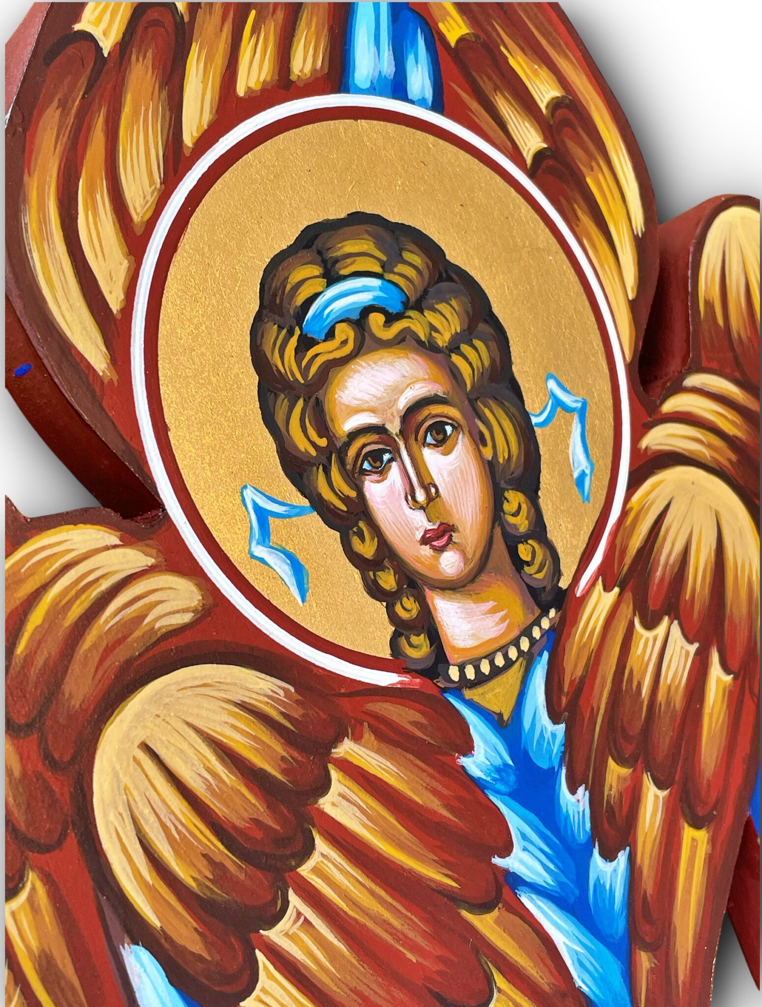 Hagiography Byzantine Hand Cut Set of 2 Cherubim’s 40x25cm - Nioras ...