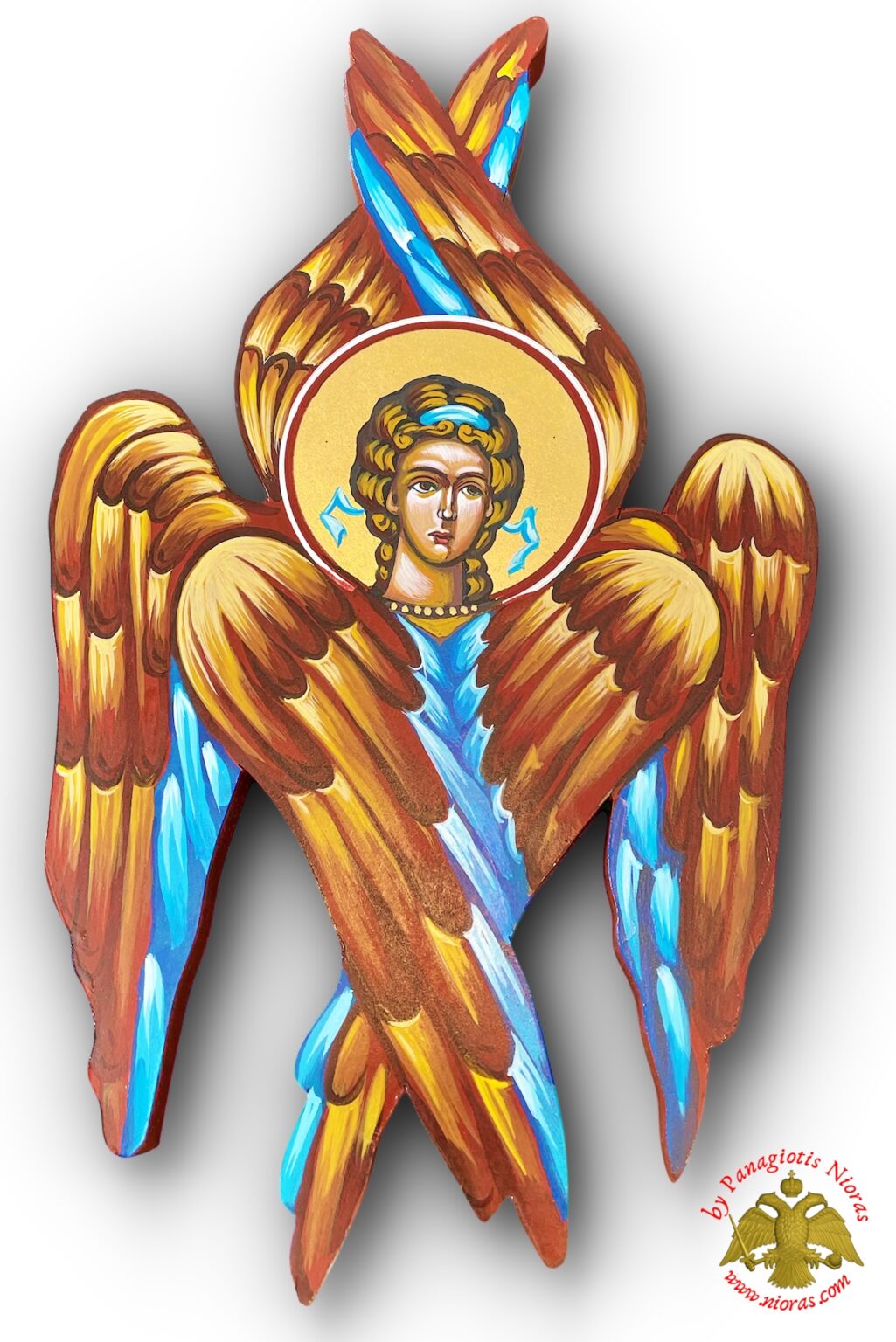 Hagiography Byzantine Hand Cut Set of 2 Cherubim’s 40x25cm - Nioras ...