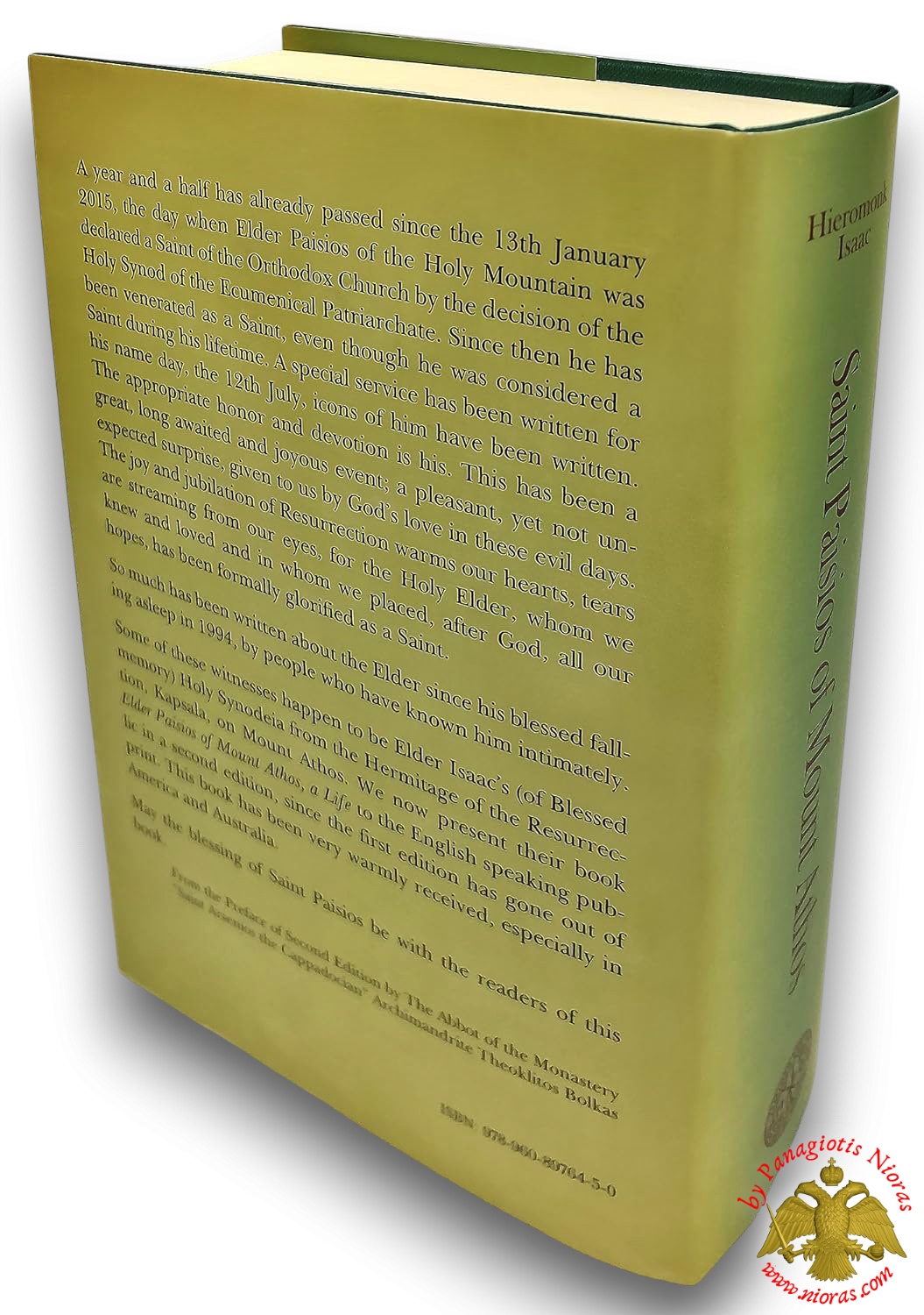 Saint Paisios of Mount Athos by Hieromonk Isaac – Orthodox English Book ...
