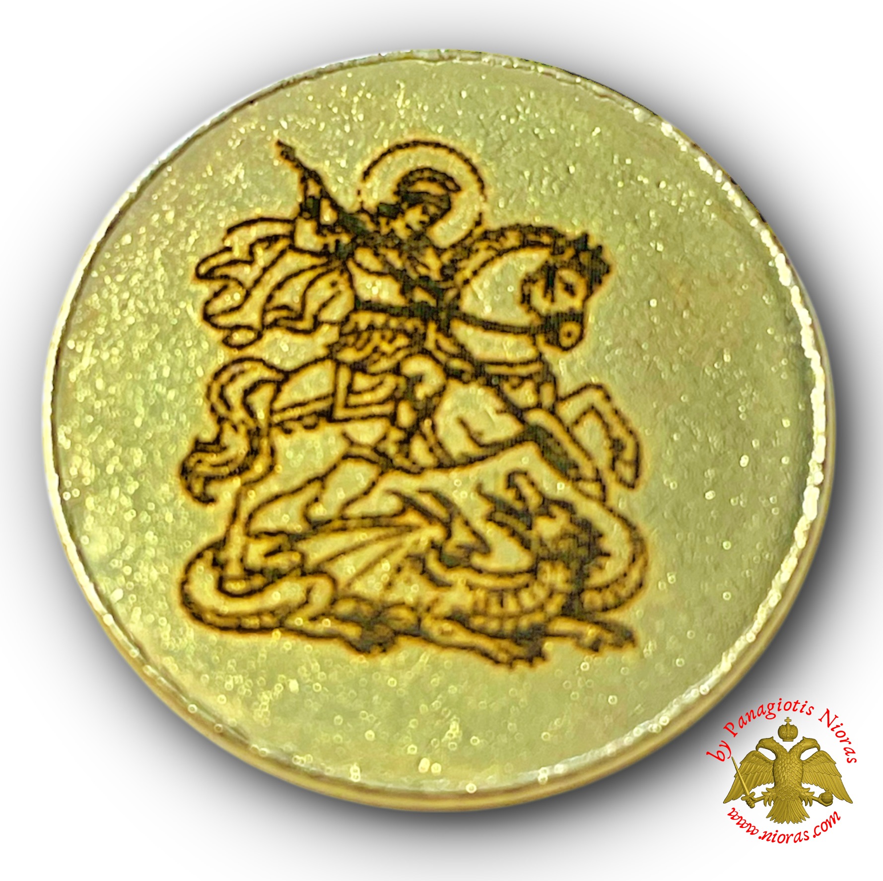 Vasilopita Coin Orthodox Greek Traditional Gold Plated 10pcs Saint ...